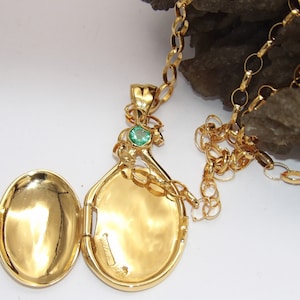 Handcrafted SOLID 925 Sterling Silver 14K Gold Plated 4mm Natural Green ...
