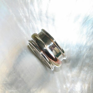 Hand Made in USA Handcrafted .925 Sterling Silver 3 Mixed Metals ...