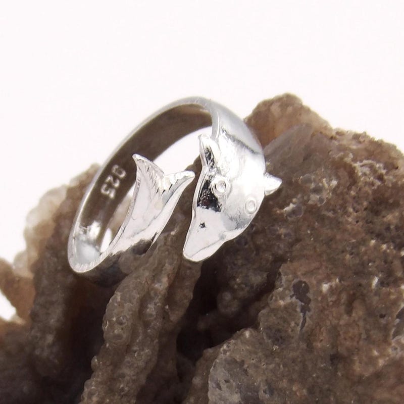 Dolphin Ring - Etsy