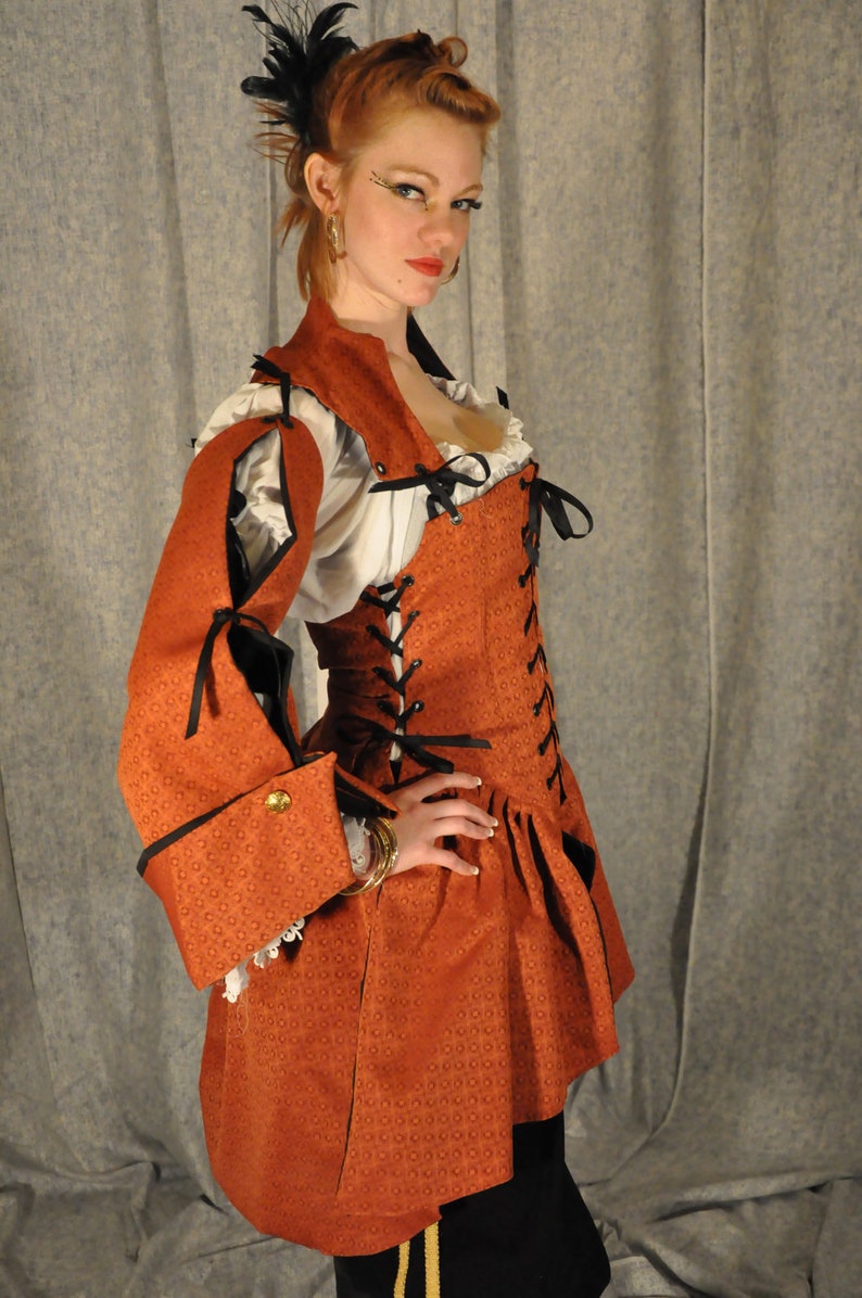 Pirate Wench Costume Cosplay Bodice Etsy