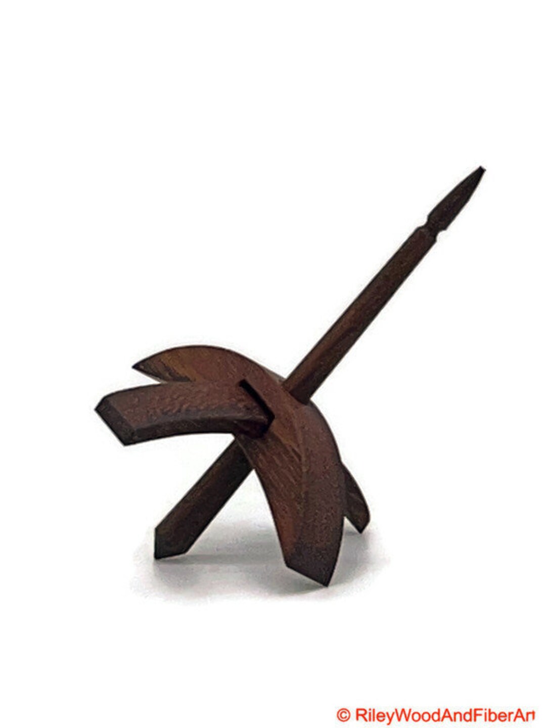 Turkish Drop Spindle Mini Brazilian Cherry W/ Honduran Rosewood - Etsy