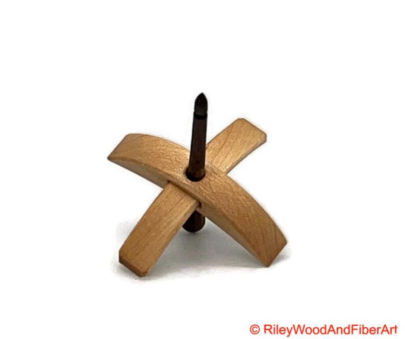 Turkish Drop Spindle Mini Maple W/ Honduran Rosewood - Etsy