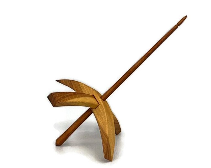 Turkish Drop Spindle Mega Hickory W/ Cherry - Etsy