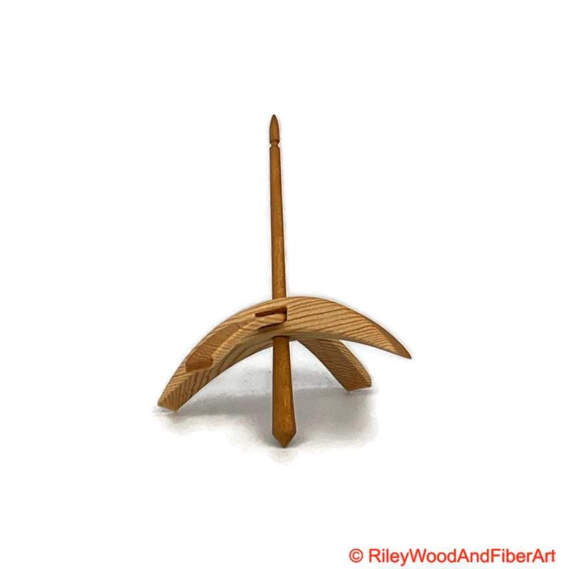 Turkish Drop Spindle Medium Sitka Spruce W/ Cherry Sapwood - Etsy