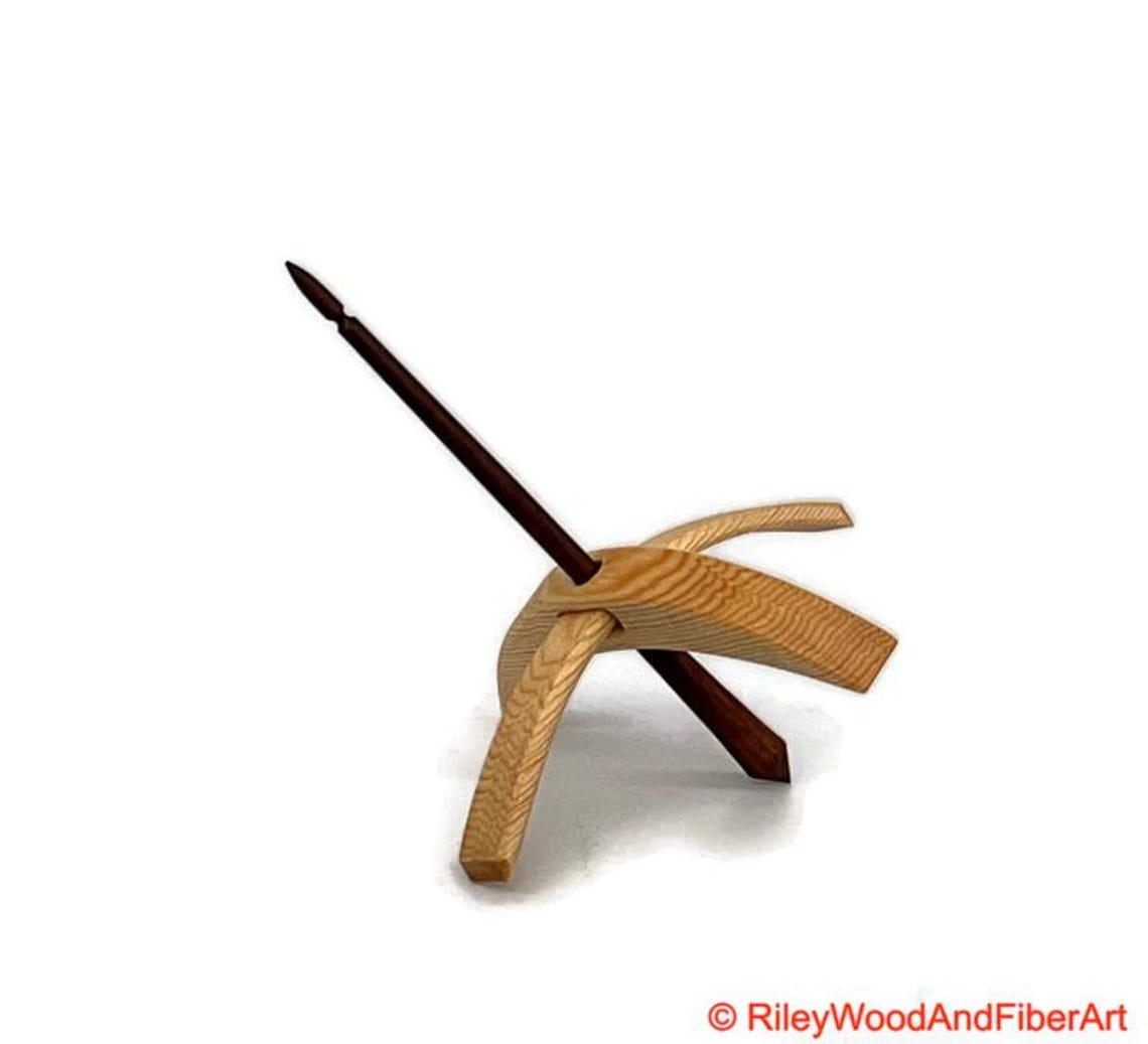 Medium Turkish Drop Spindle - Sitka Spruce Whorl With Jobillo Shaft - Etsy