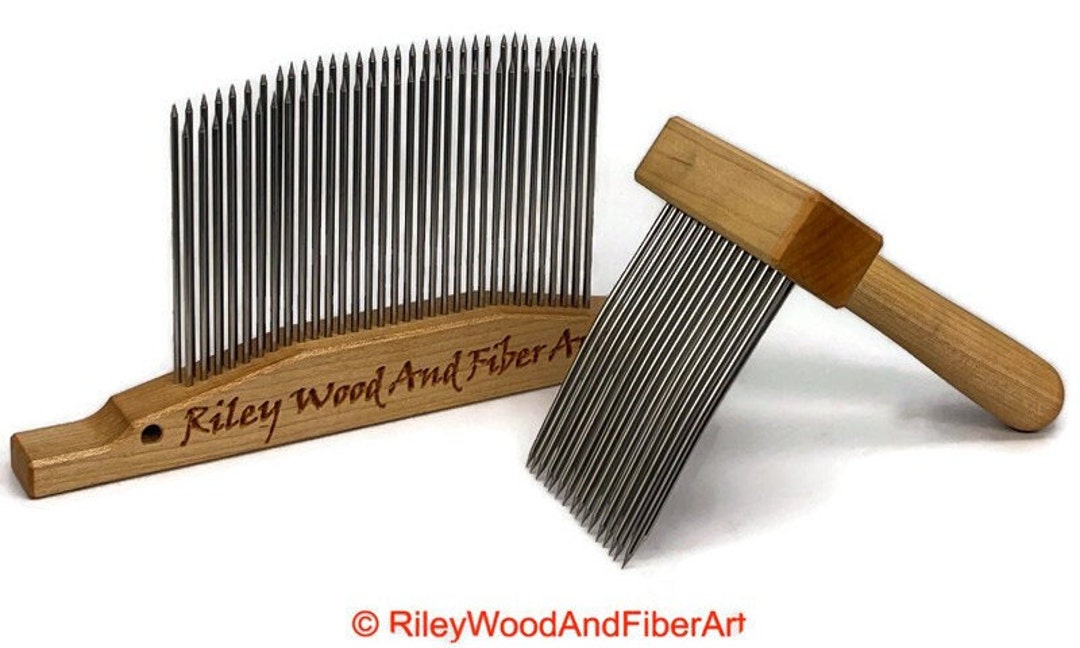 6" Hackle Double Row Fine Tooth W/ Comb Set - Etsy