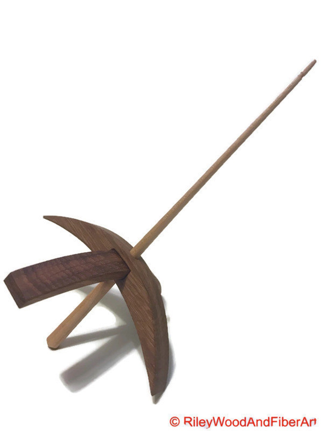 Turkish Drop Spindle Quarter-sawn White Oak With Maple Shaft - Etsy