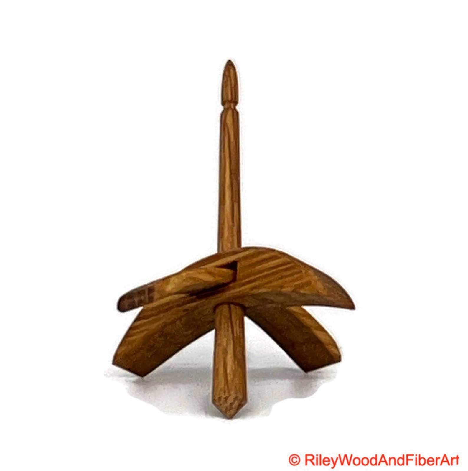 Mini Turkish Drop Spindle - White Oak Whorl With White Oak Shaft - Etsy