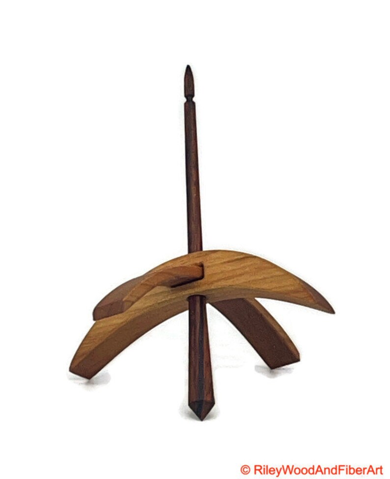 Medium Turkish Drop Spindle - Cherry at Demarcation Whorl With Jobillo ...