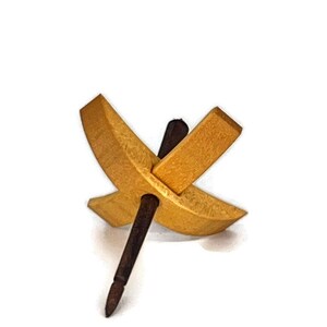 Turkish Drop Spindle Mini Quarter-sawn Avodire W/ Honduran Rosewood - Etsy