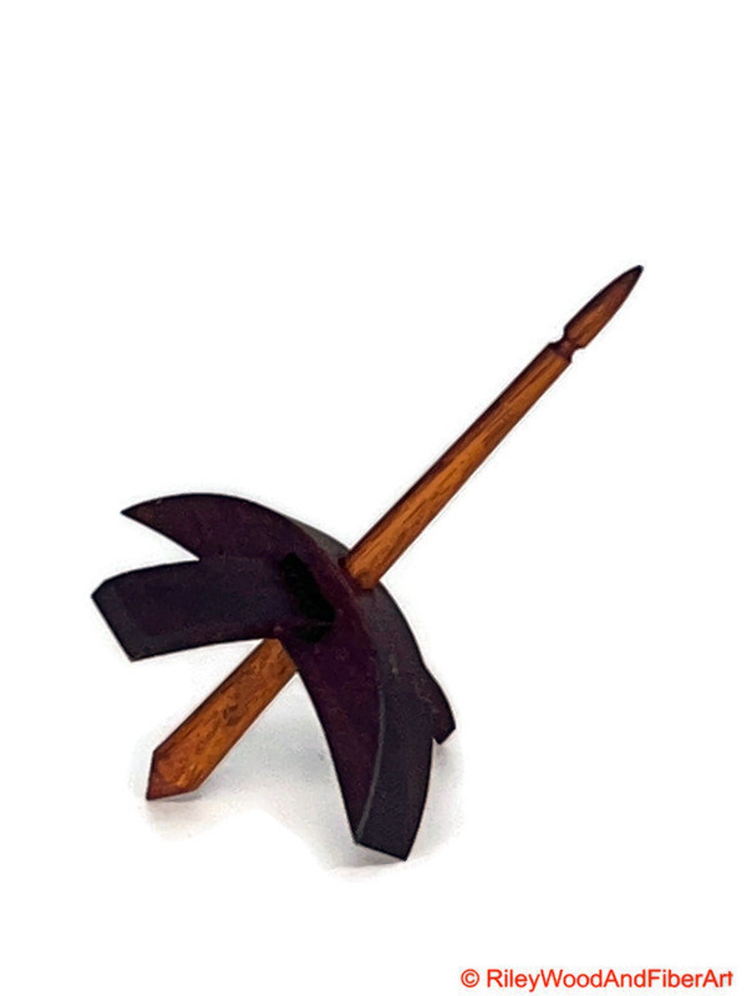 Turkish Drop Spindle Mini Purple Heart W/ Jobillo - Etsy