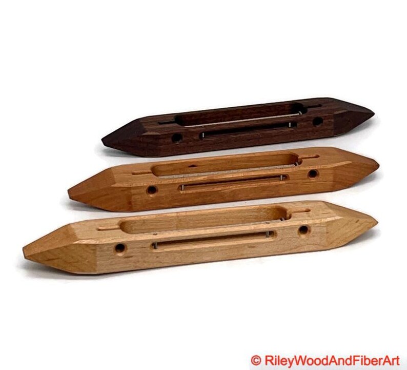 Slim Boat Shuttle - Closed Bottom; 8" - Maple, Cherry, Walnut - Etsy