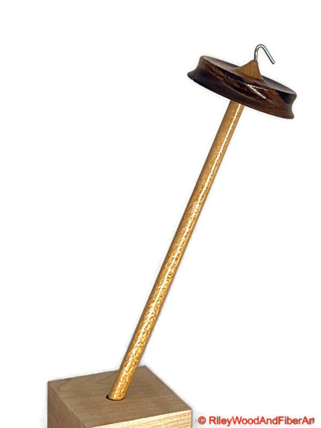 Top Whorl Drop Spindle Unique Suspended Spindle - Etsy