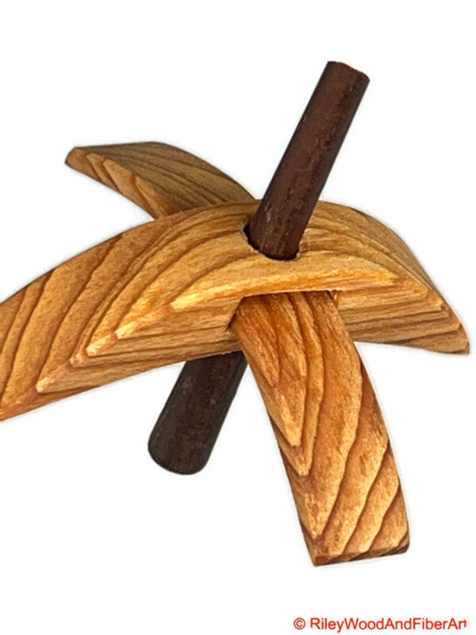 Mini Turkish Drop Spindle - Vertical Grain Douglas Fir Whorl With ...