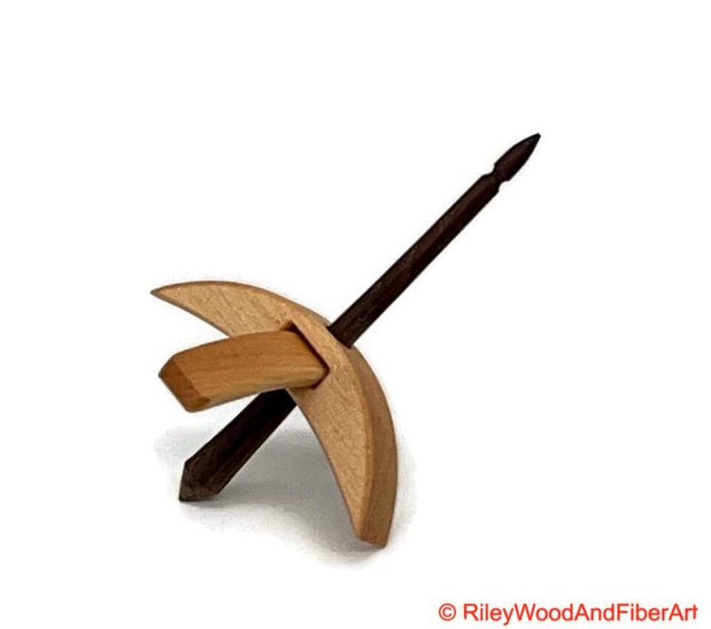 Turkish Drop Spindle Mini Maple W/ Honduran Rosewood - Etsy