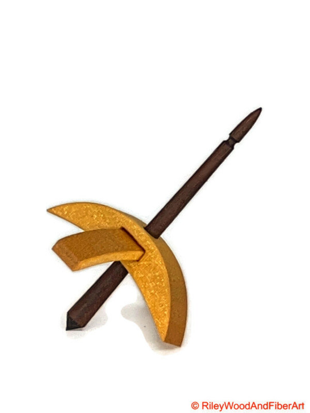 Turkish Drop Spindle Mini Quarter-sawn Avodire W/ Honduran Rosewood - Etsy