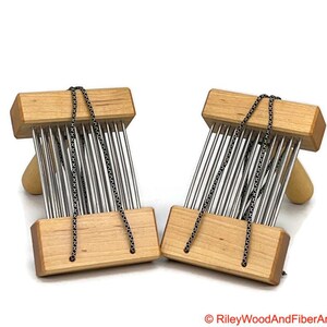 Wool Combs With Covers; Standard and Fine Tooth, Double and Triple Row ...