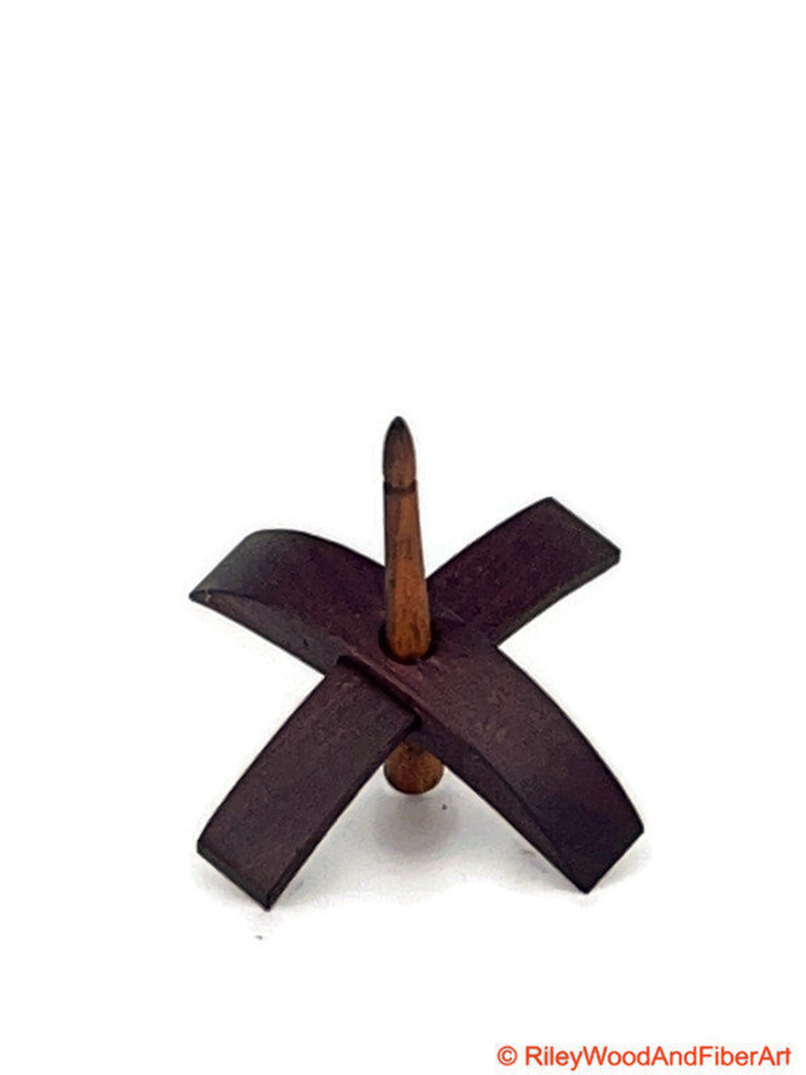 Mini Turkish Drop Spindle - Purple Heart Whorl With Jobillo Shaft - Etsy