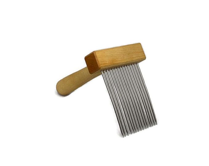 Wool Comb Single Row Fine Tooth - Maple and Maple - Single Comb - Etsy