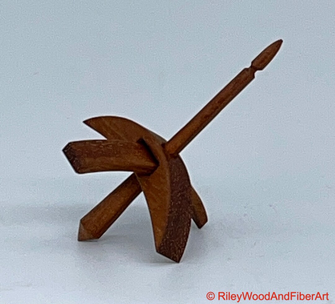 Turkish Drop Spindle Mini Monkey Pod W/ Cherry - Etsy