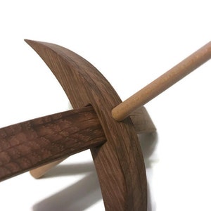 Turkish Drop Spindle Quarter-sawn White Oak With Maple Shaft - Etsy