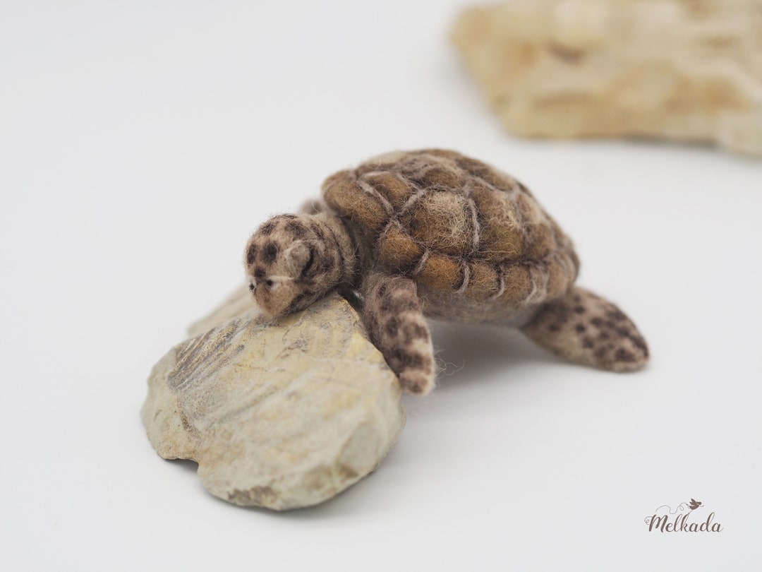 Turtle Gifts, Sea Turtle Figurine, Turtle Decor, Needle Felted Turtle ...