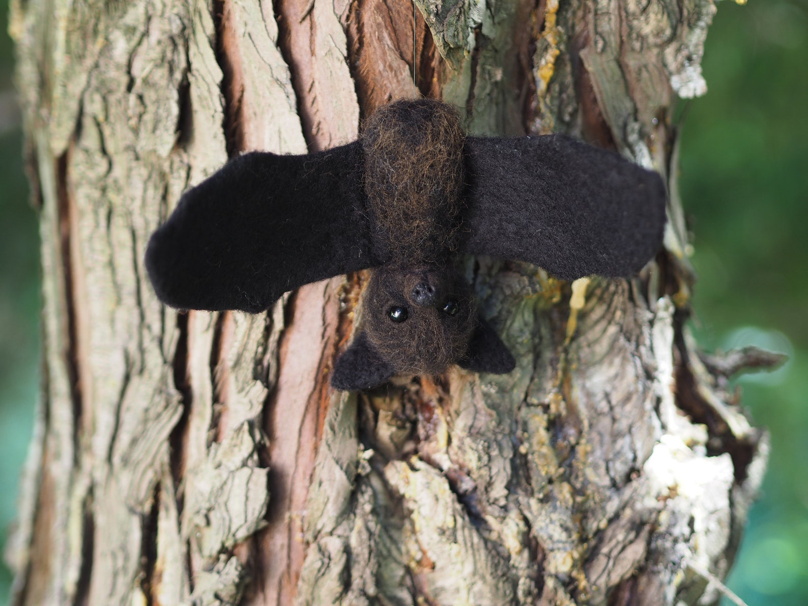 Needle Felted Realistic Bat Cute Baby Bat Halloween Bat - Etsy