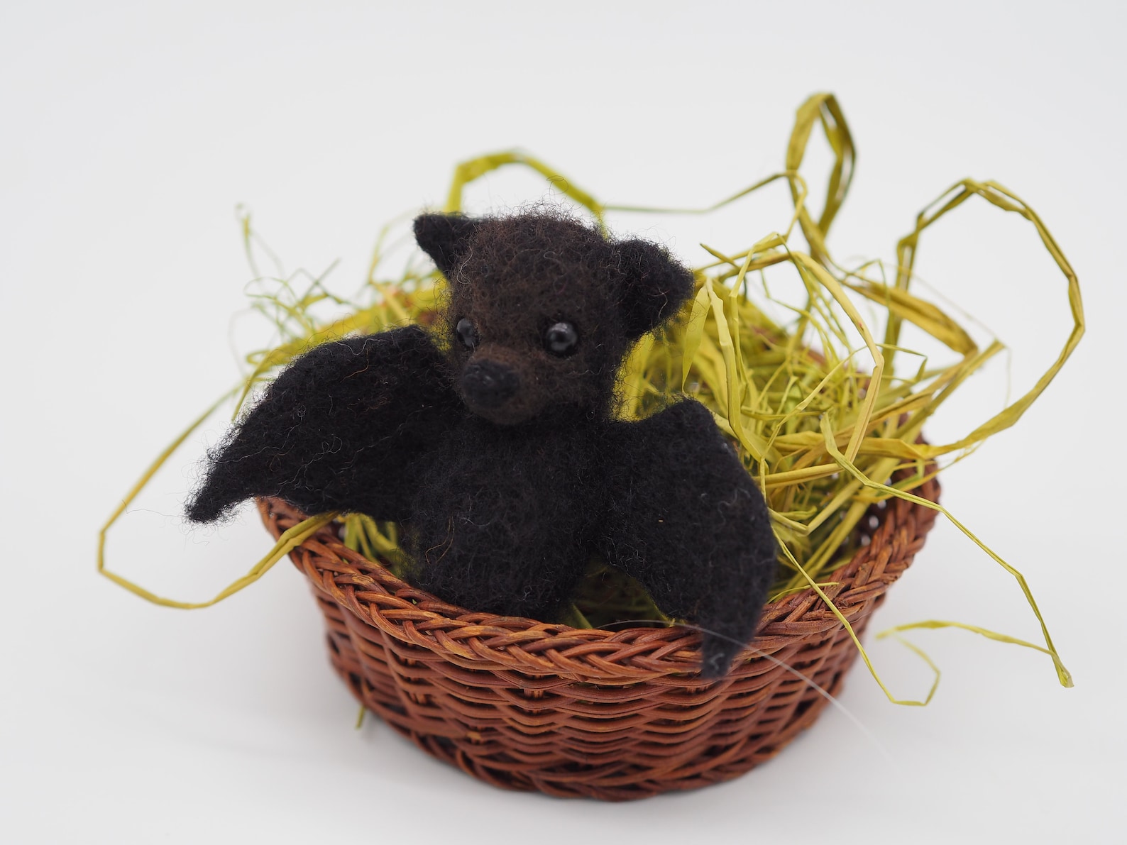 Needle Felted Miniature Realistic Bat, Cute Baby Bat, Bat Gifts, Gothic ...