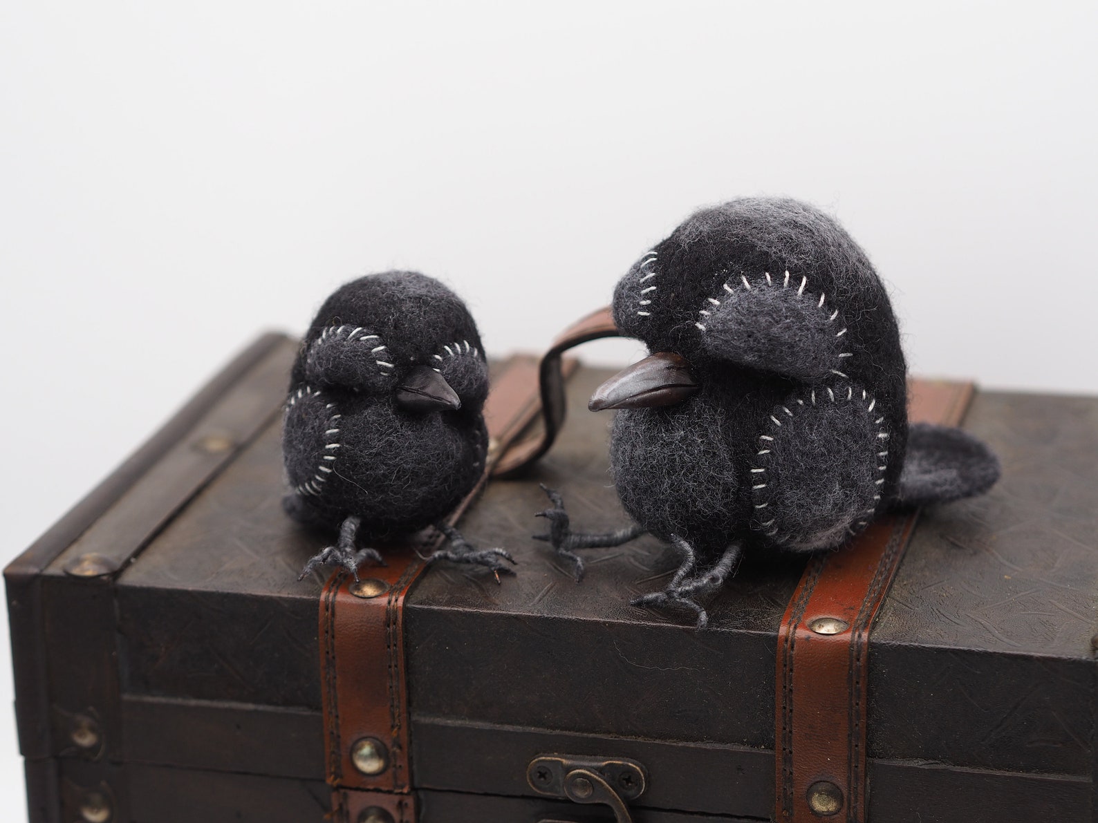 Felt Raven Art Raven Totem Animal Raven Bird Raven Gifts - Etsy