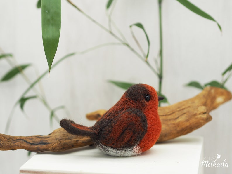 Needle Felted Robin Bird Holiday Decoration Gift for a Bird - Etsy Ireland