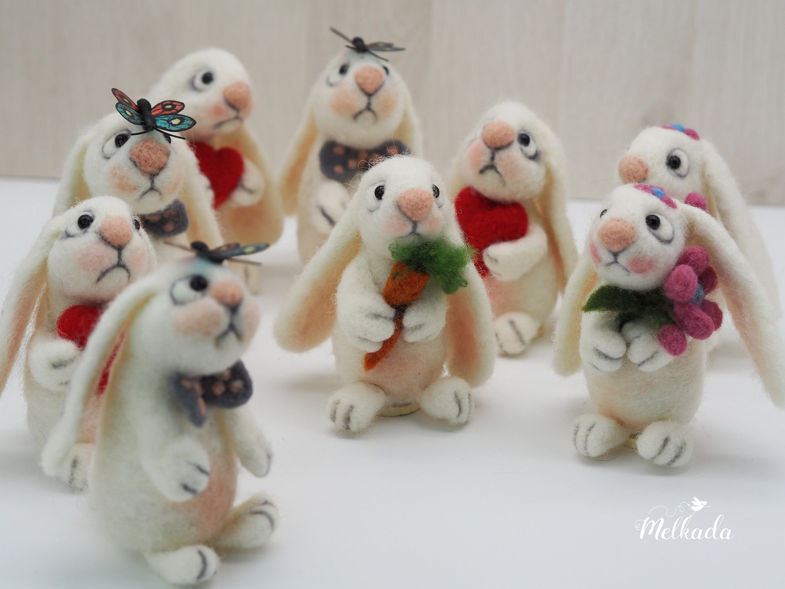 Easter Bunny Needle Felted Rabbit Easter Decor Felt Bunny | Etsy