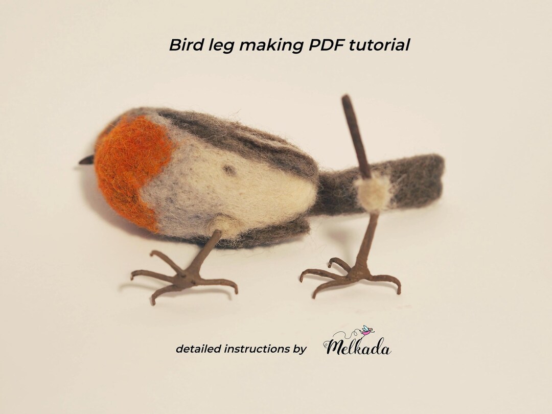 Realistic Bird Feet Making Tutorial, How to Make Bird Legs PDF Tutorial ...