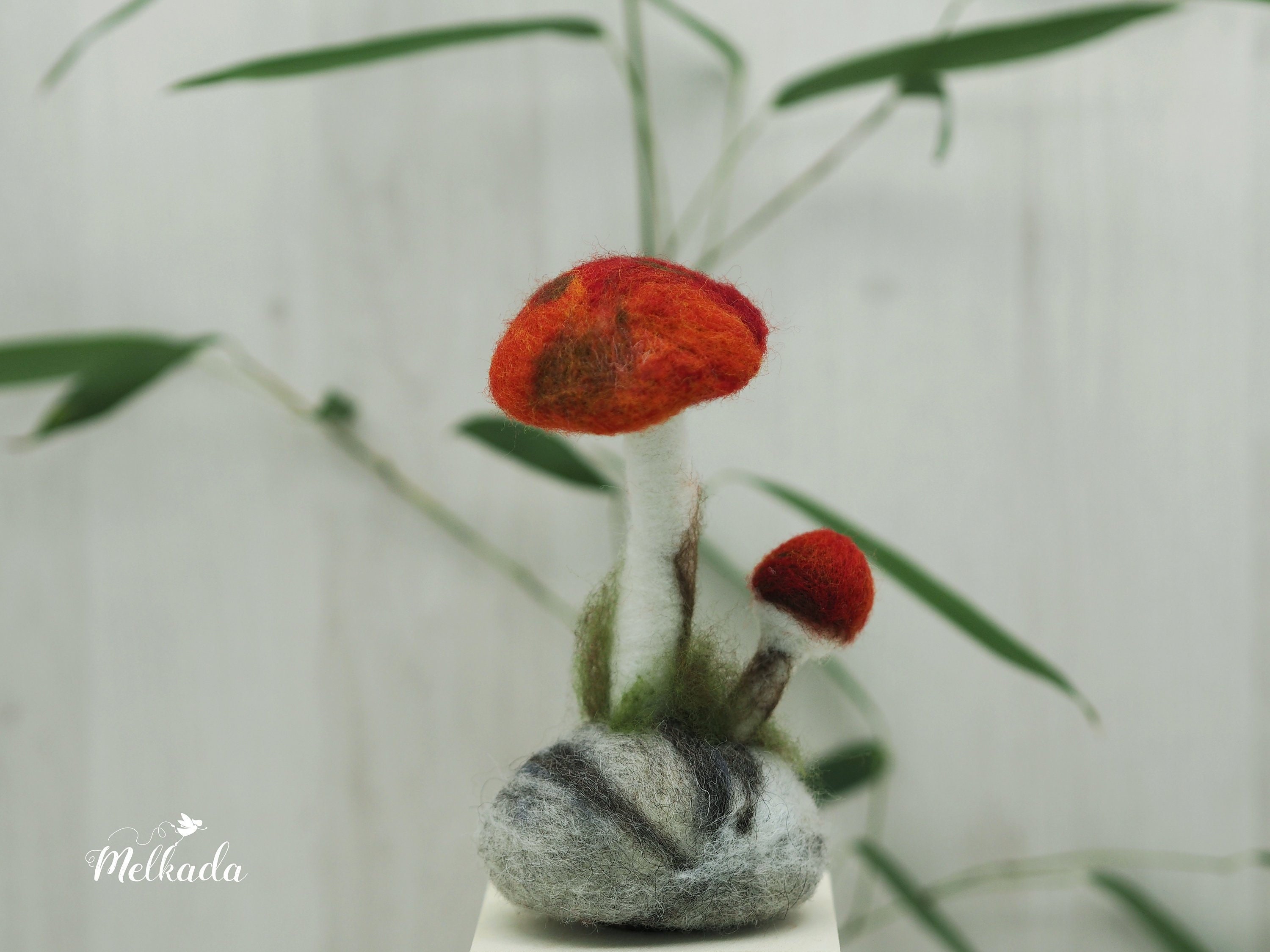 Needle felted Mushrooms Handmade mushroom Mushroom | Etsy