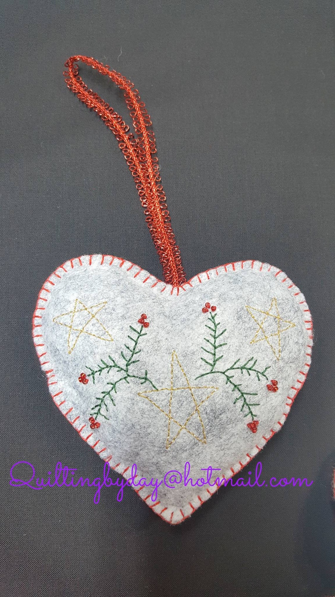 Felt Heart Ornament Felt Heart Bowl Filler Felt Heart - Etsy