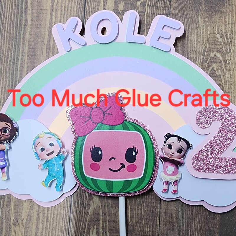 Cocomelon Topper - Etsy