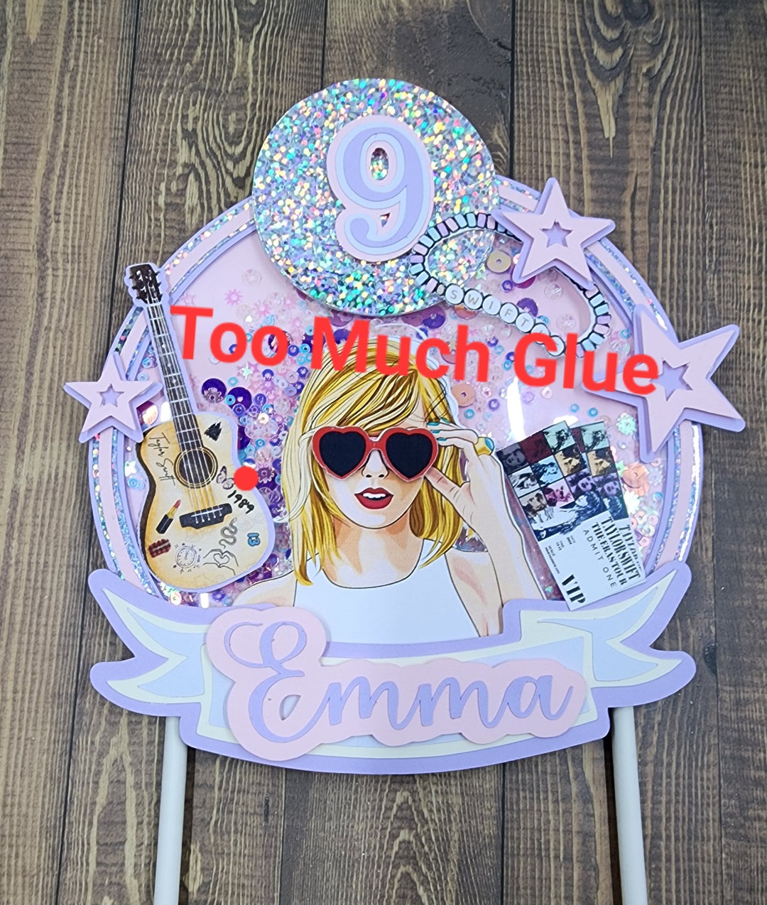 Swifty Shaker Cake Topper - Etsy
