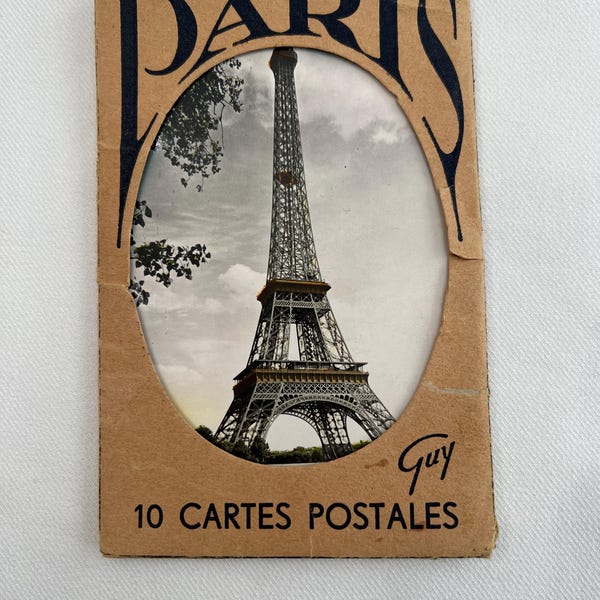 Paris Postcards - Etsy