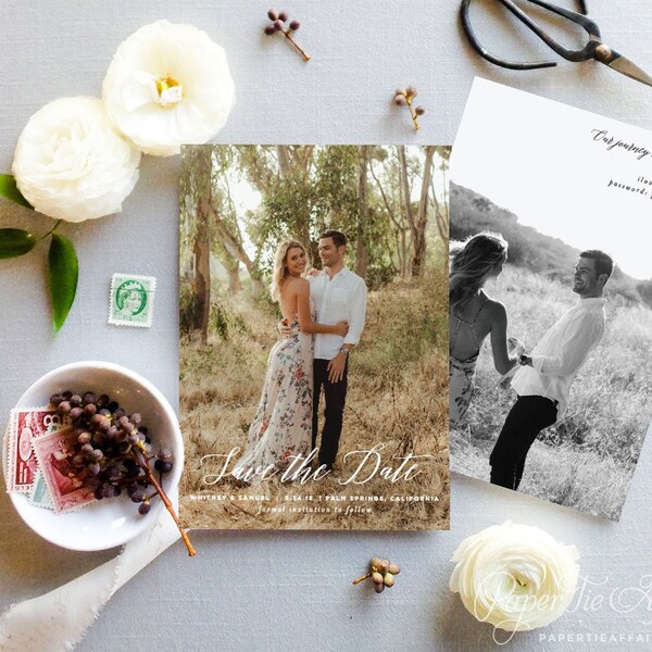 Simple Save the Date - Etsy