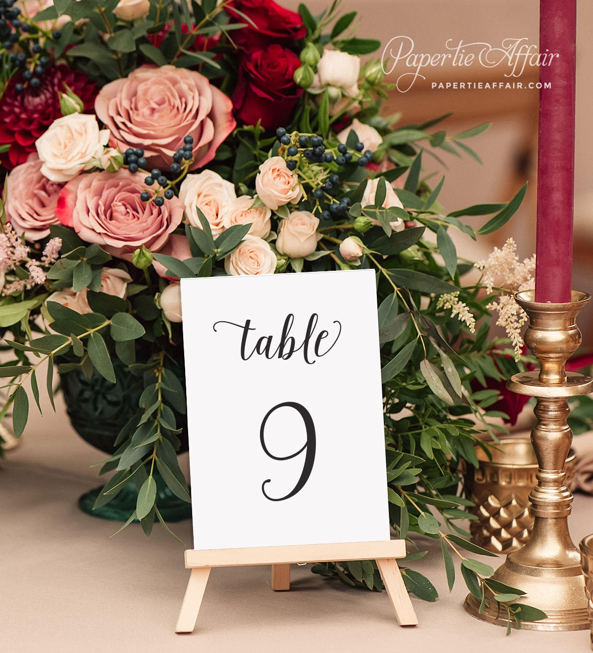Wedding Table Numbers Table Number Wedding Reception Table | Etsy