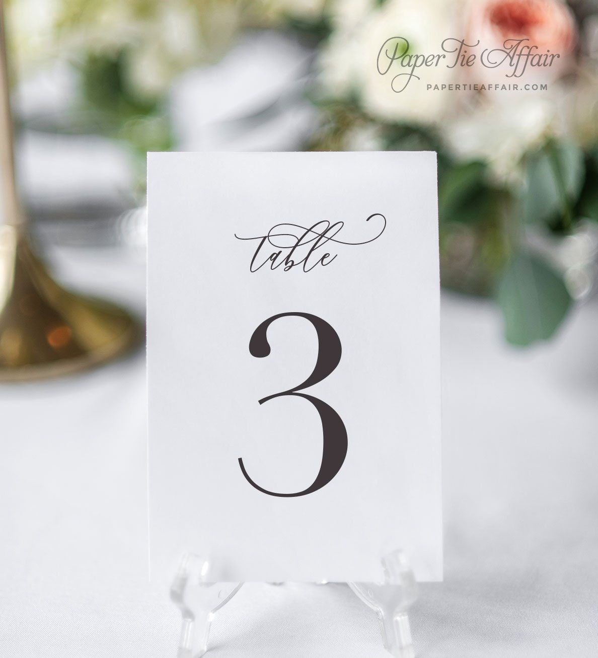 Table Numbers Wedding Table Cards Table Number Modern - Etsy