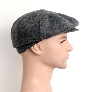Unisex Newsboy Hat in Light Gray Baker Boy Hat for Men and - Etsy