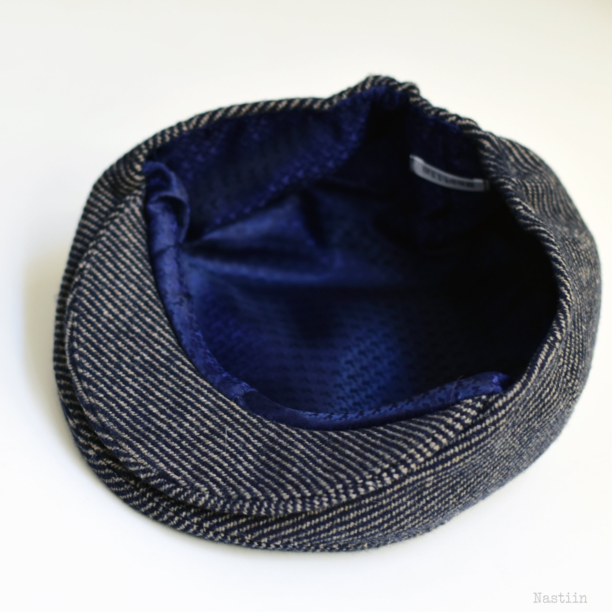 Navy Newsboy Hat Unisex Newspaper Boy Cap Dark Blue Mens - Etsy Israel