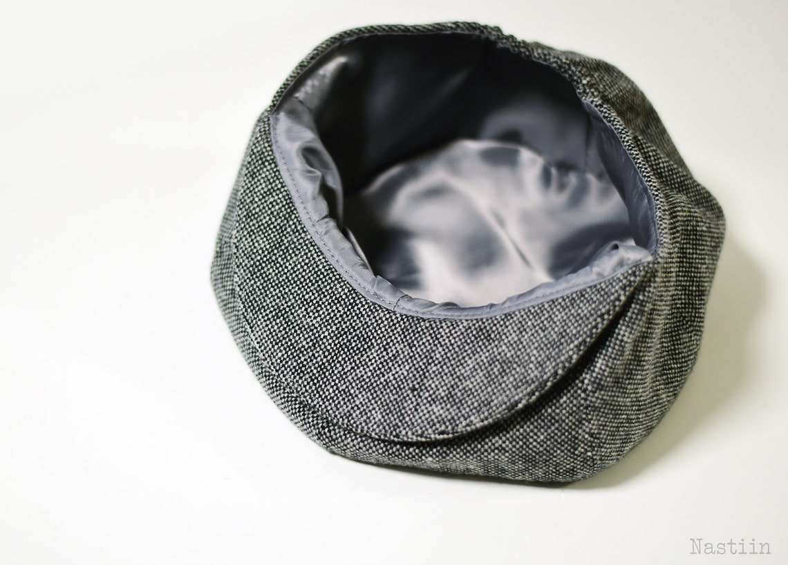 Grey Tweed Newsboy Cap Peaky Blinders Style News Paper Boy - Etsy