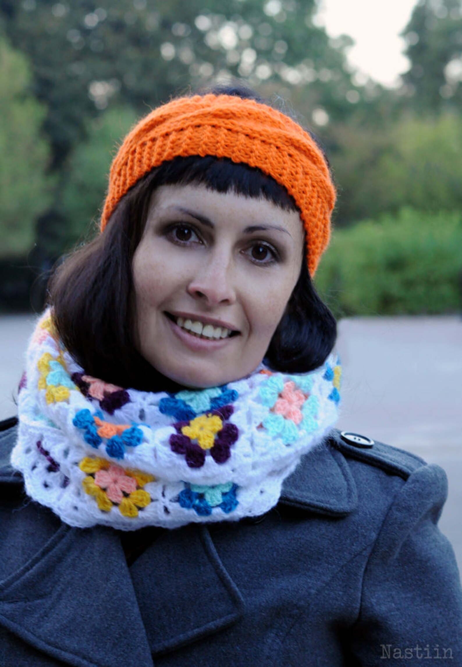 Crochet Loop Scarf for Women Handmade Scarf Knit Infinity Cowl - Etsy