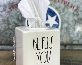 Bless You Tissue Box | Etsy