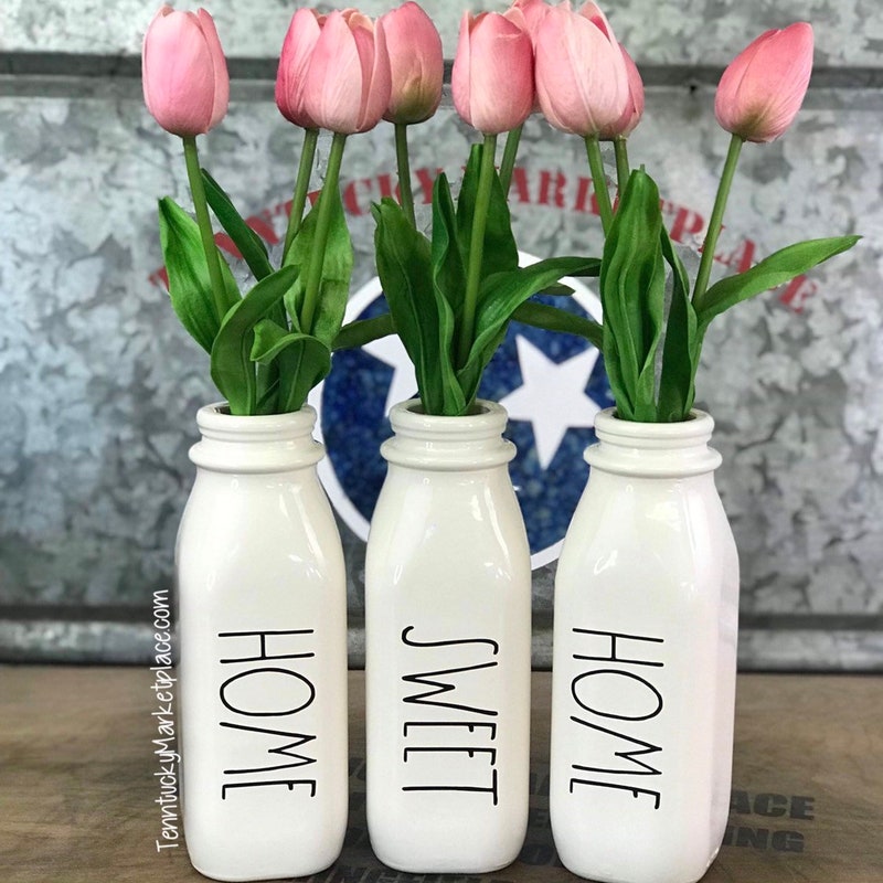 Milk Bottle Vase - Etsy