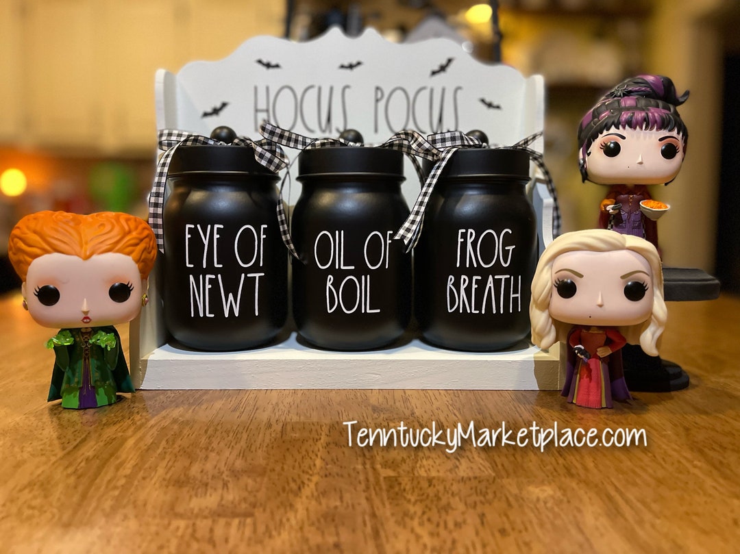 HALLOWEEN Mini Canisters | Tiered Tray Decor | Halloween Decor | Pairs ...