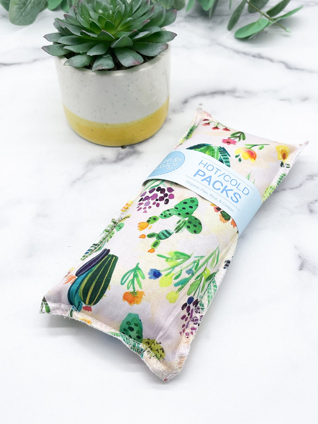 Heat Pack - Organic Flax and Rice - Microwave Heating Pad - Etsy