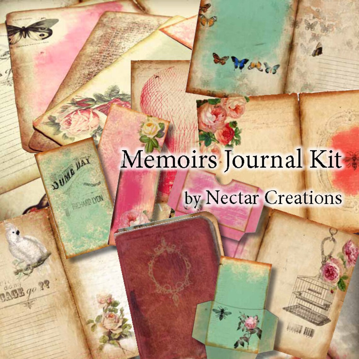 Memoirs Journal Kit Hybrid Printable INSTANT DOWNLOAD - Etsy