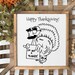 Happy Thanksgiving I'm Not a Turkey SVG / Funny | Etsy